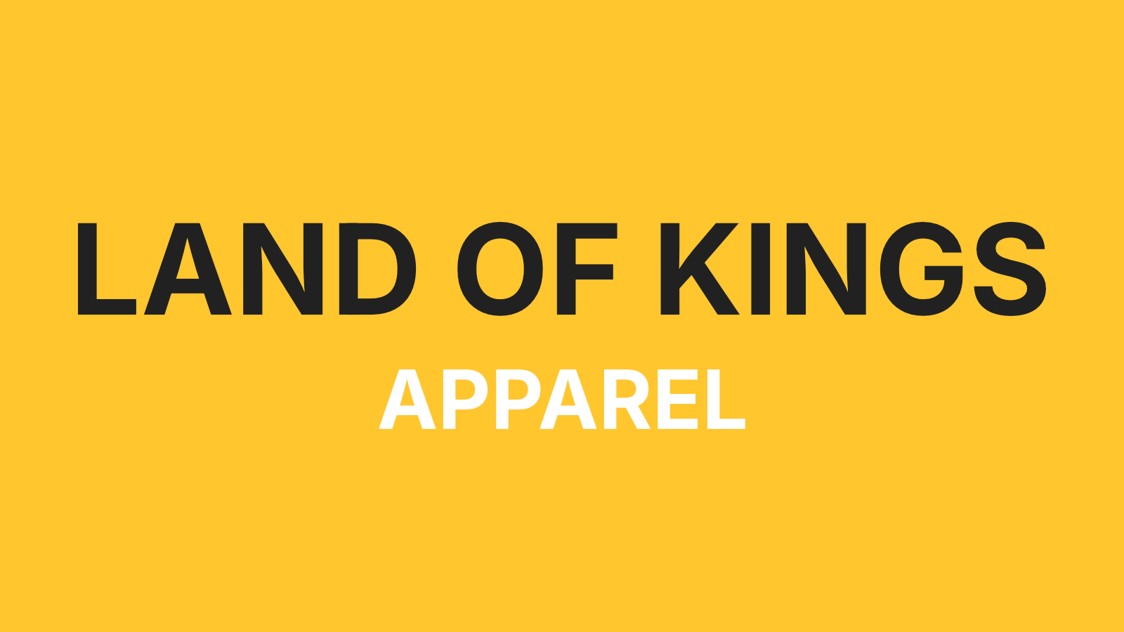 Land of Kings Apparel